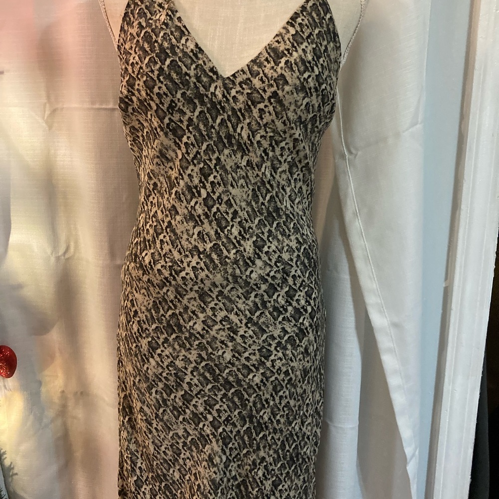 Maxwell James Stanton Animal Print Slip Dress Size Me… - Gem